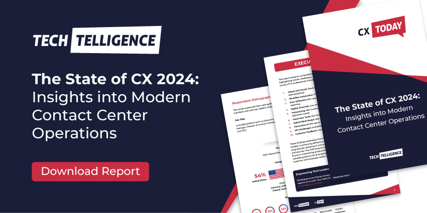 Report: The State of CX 2024: Insights into Modern Contact Center ...