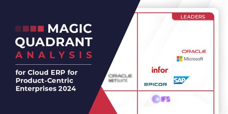 Gartner Magic Quadrant for Cloud ERP for Product-Centric Enterprises ...