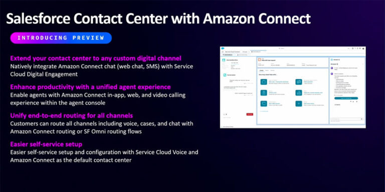 “The Future Is Here”: AWS Previews the Salesforce Contact Center with ...